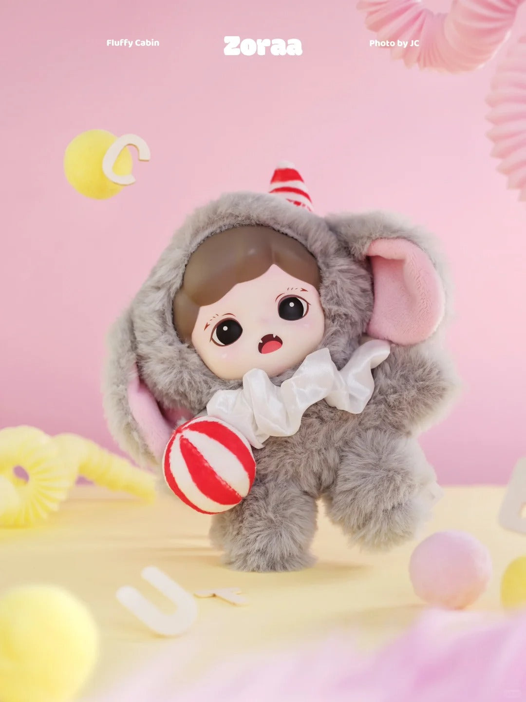 Zoraa fluffy cabin series viny plush doll – Jane Toys